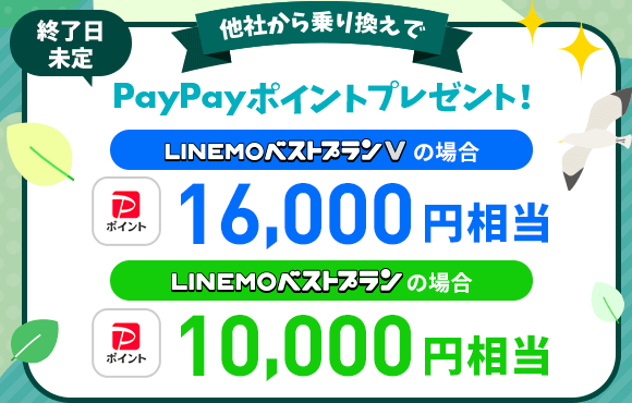 【2025年6月】LINEMOの新規・乗り換えキャンペーン11種類すべて紹介│ショーケース プラス